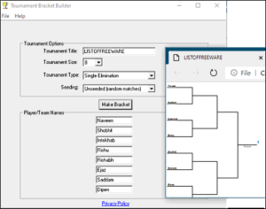 🥇 8 Mejor software generador de soportes para torneos gratuitos para ...